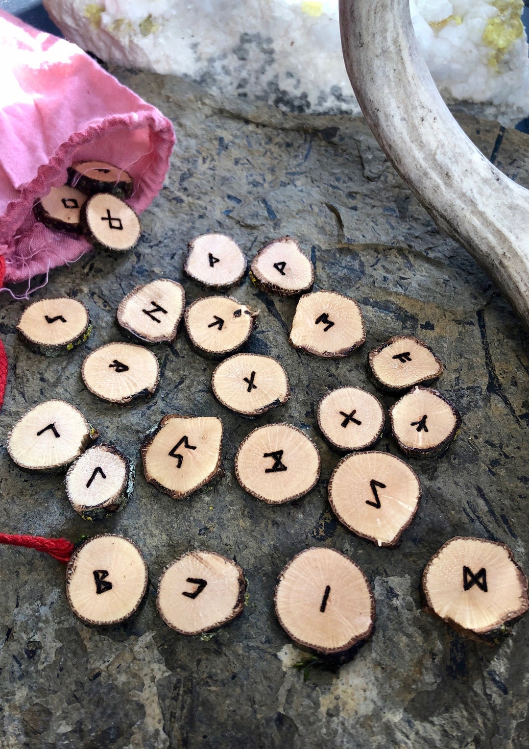 Hazel Wood Elder Futhark Runes - Etsy