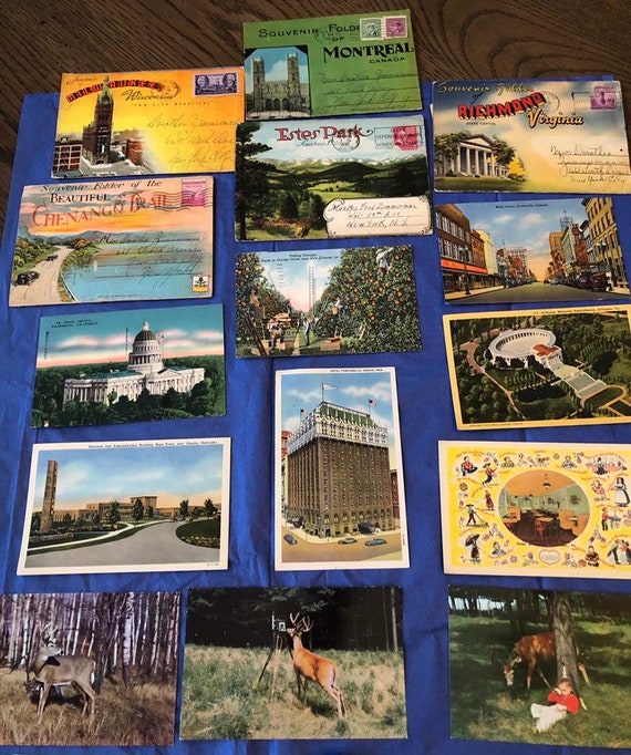 Postcards across America | Etsy
