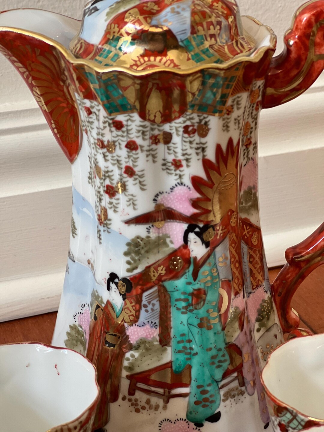 Nippon Chocolate Set Geisha Girl Design - Etsy