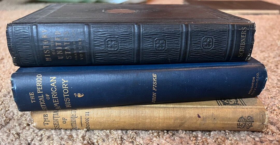 Vintage History and School Book Set. - Etsy