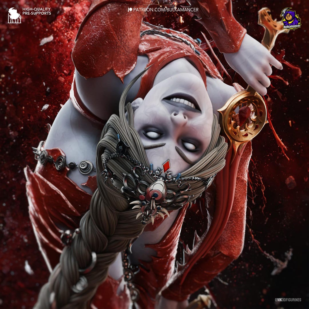 Orin Figure 204mm Height Baldur's Gate 3 Figure - 3D Printed BG3 Figure Orin the Red - Etsy