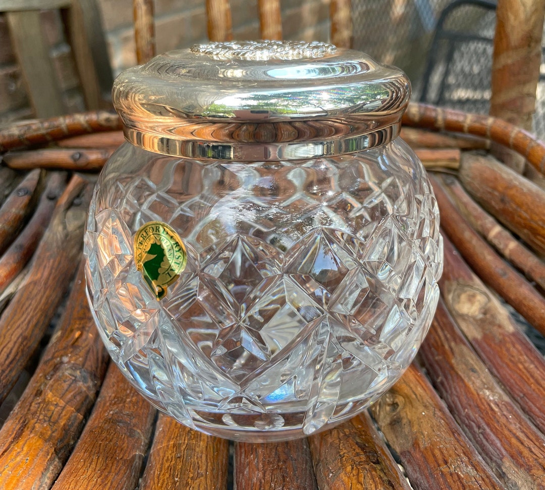 Waterford Glenmede Medium Vanity Jar, Rose Bowl With Frog - Etsy