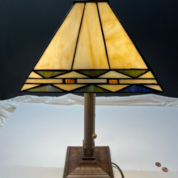 Stained Glass Lamp Base - Etsy