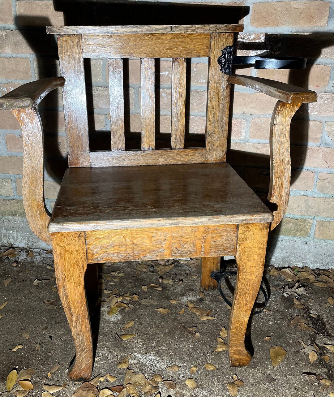 Mission Style Hall Tree, Oak Wood, Single Chair Size, Great for a ...