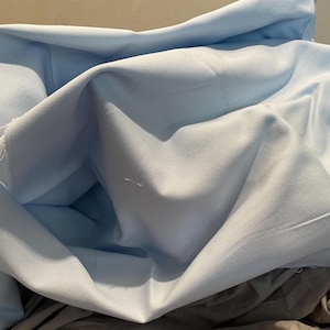 Powder Blue Fabric, 2 Yards by 40, Heavy Shirt Weight - Etsy