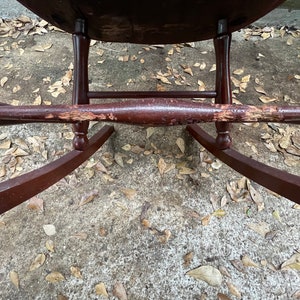 Sikes 1920’s Rocking Chair, Art Nouveau Style, With an Inlaid Wood ...