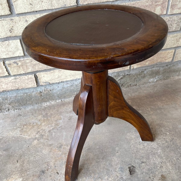 Antique Piano Stool - Etsy