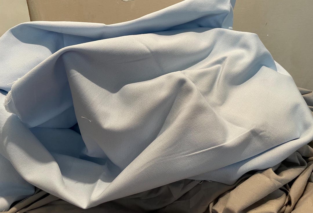 Powder Blue Fabric, 2 Yards by 40”, Heavy Shirt Weight - Etsy