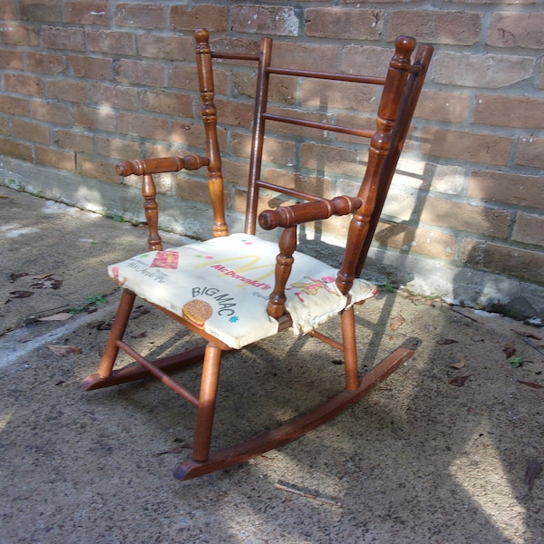 Wood Rocking Chair - Etsy
