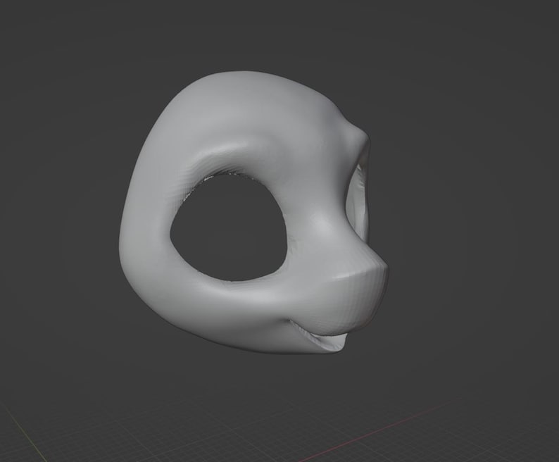 Avali 3d-model STL Fursuit Head Base for 3d-printing | for Pla/petg ...