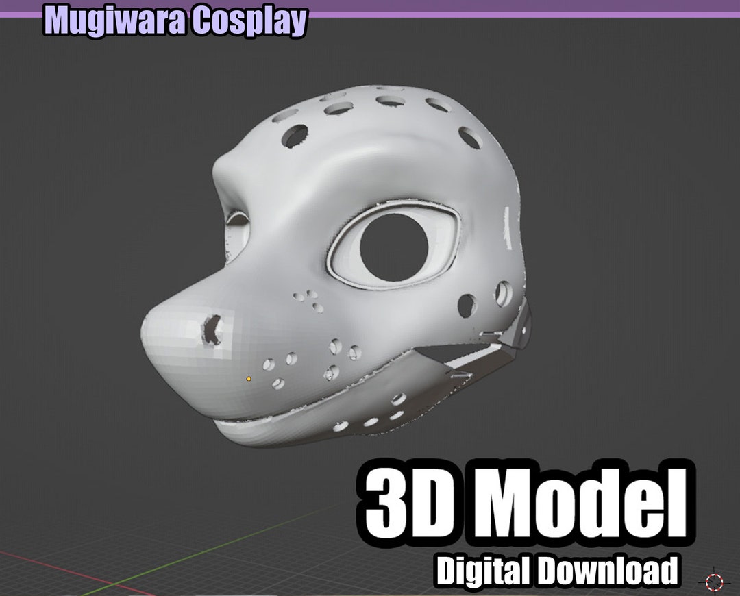 Shark 3d-model STL Fursuit Head Base for 3d-printing - Etsy