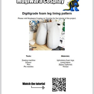 DIGITAL Lining Pattern Add-on for Digitigrade Leg Padding - PDF ...