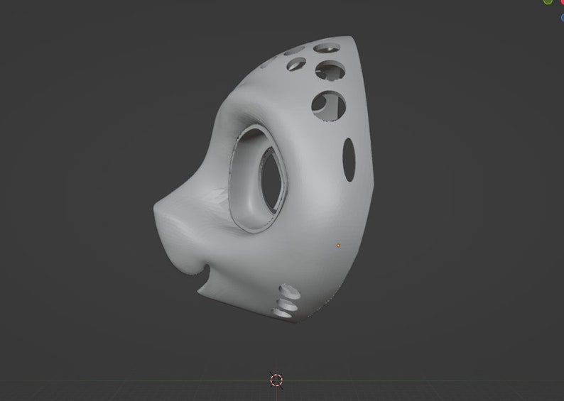 Avali 3d-model STL Fursuit Head Base for 3d-printing | for Pla/petg ...