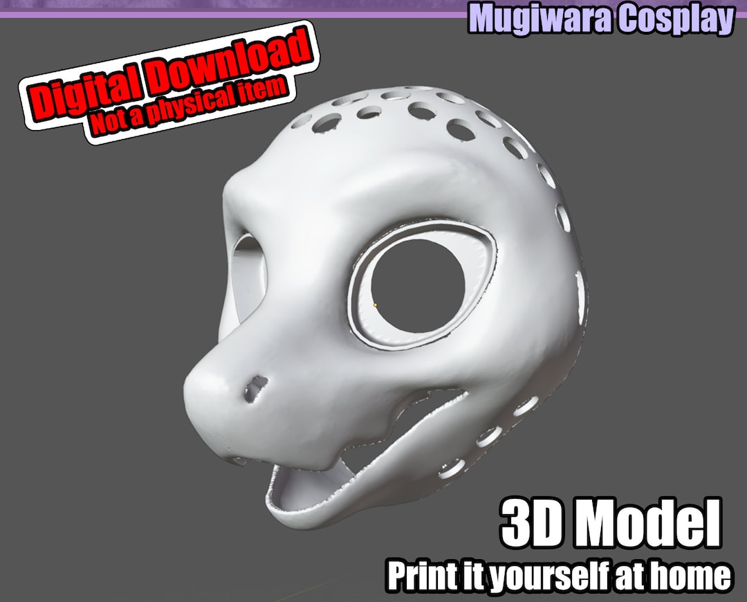 Novabeast 3d-model STL Fursuit Head Base for 3d-printing - Etsy