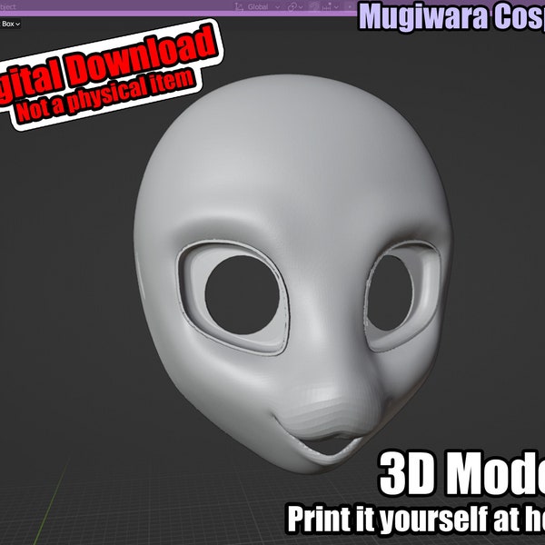 Kemono Fursuit Head 3d Print File - Etsy