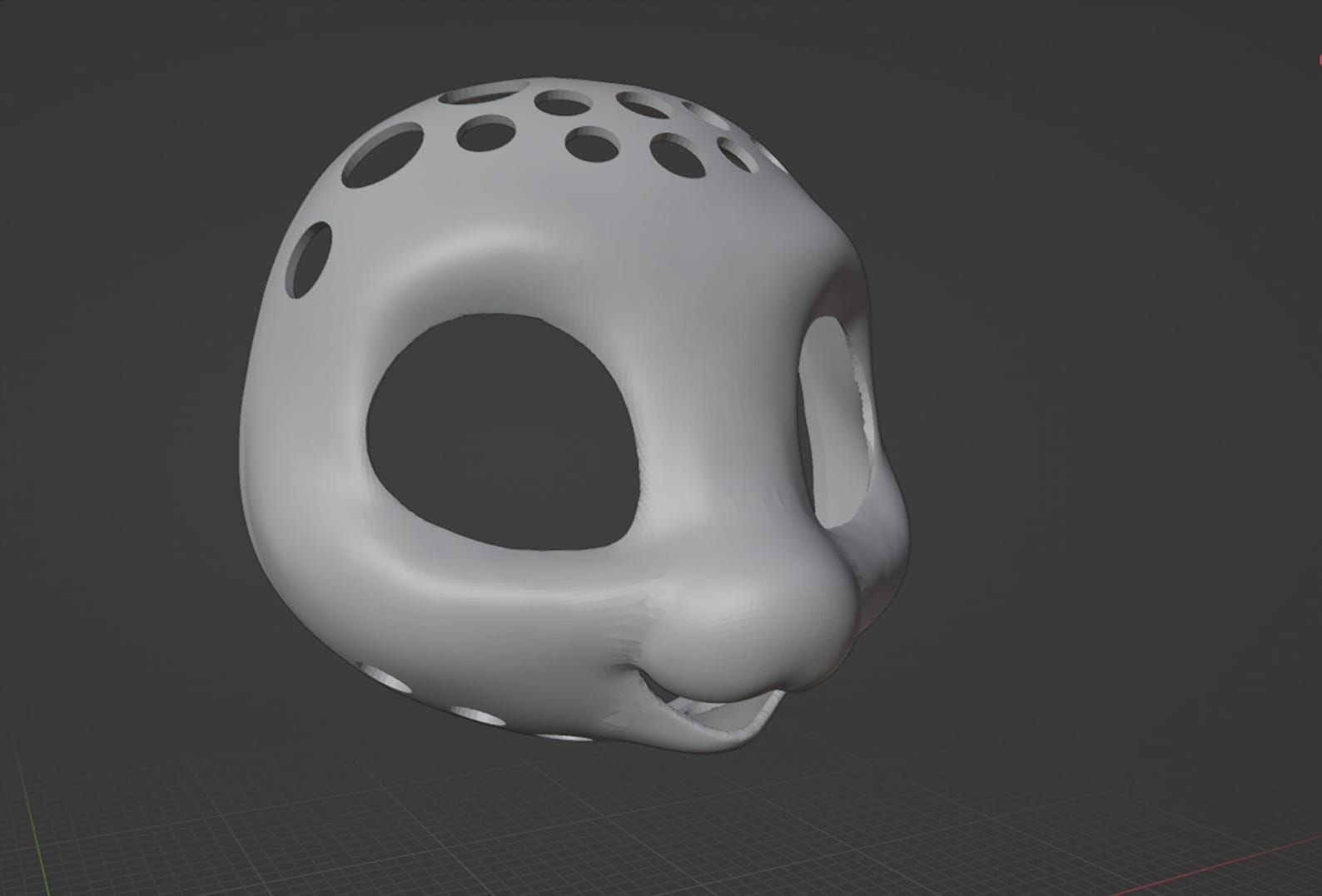 Kemono 3d-model STL Fursuit Head Base for 3d-printing - Etsy