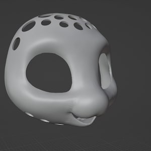 Kemono 3d-model STL Fursuit Head Base for 3d-printing - Etsy