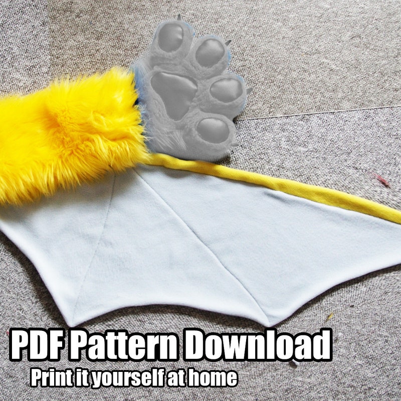Fursuit Wings Template - Etsy