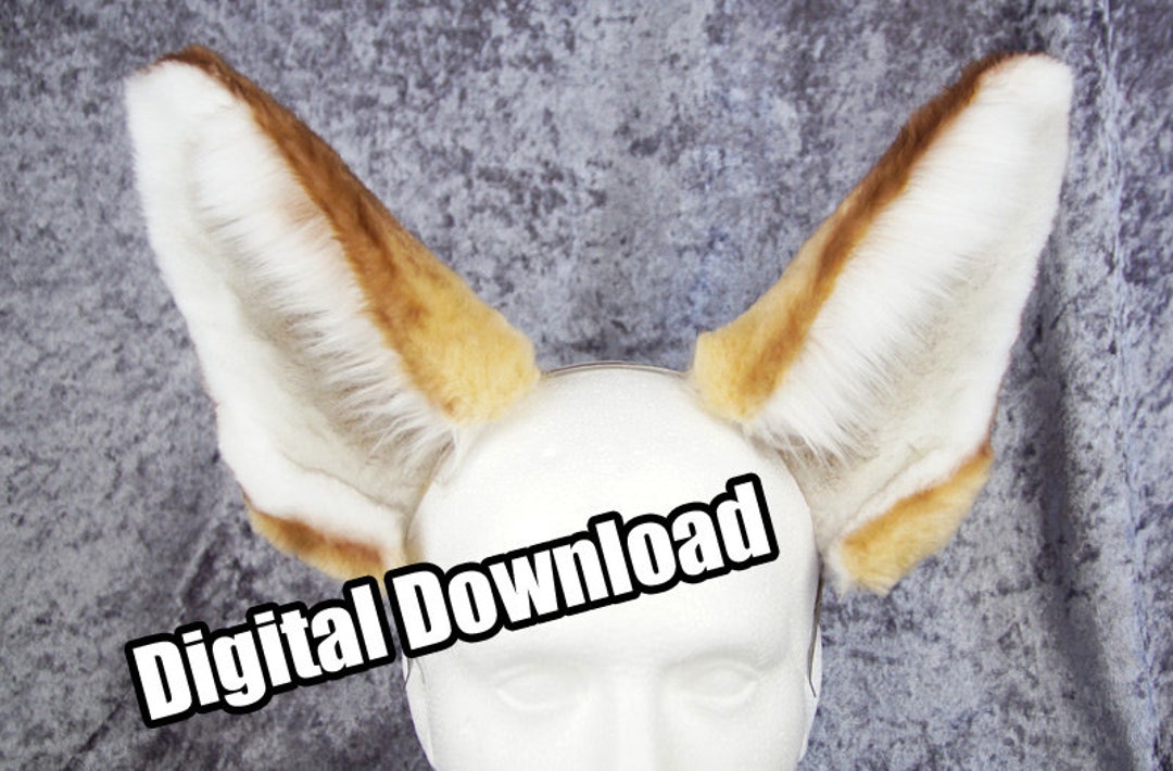DIGITAL Fennec Fox & Canine Headband Ears Patterns - PDF Download - Etsy