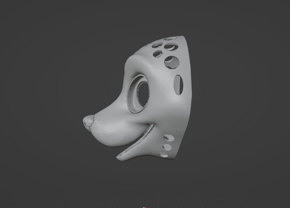 Fox 3d-model STL Fursuit Head Base for 3d-printing | for Pla/petg + Tpu ...