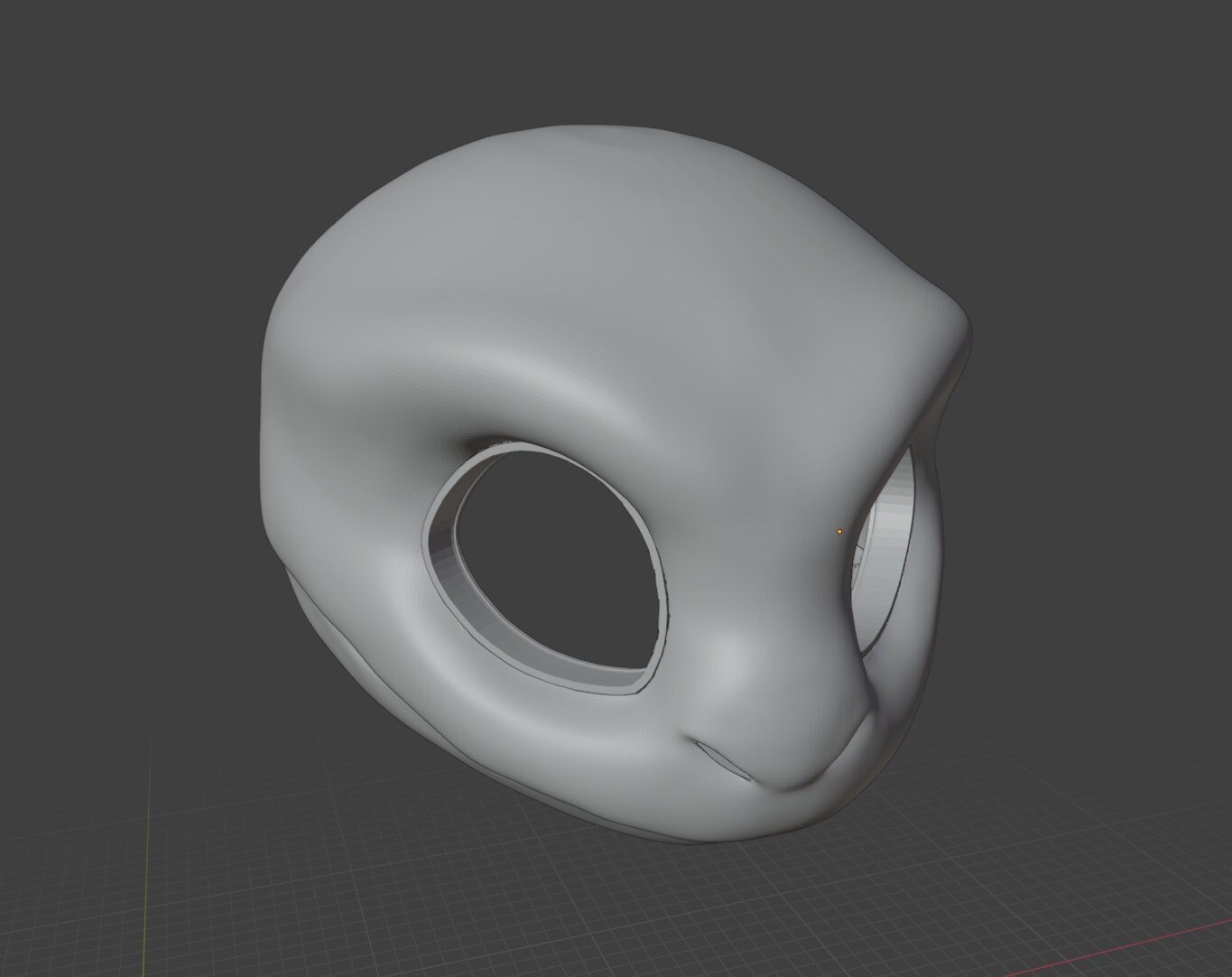 Chibi Reptile 3d-model STL Fursuit Head Base for 3d-printing - Etsy ...