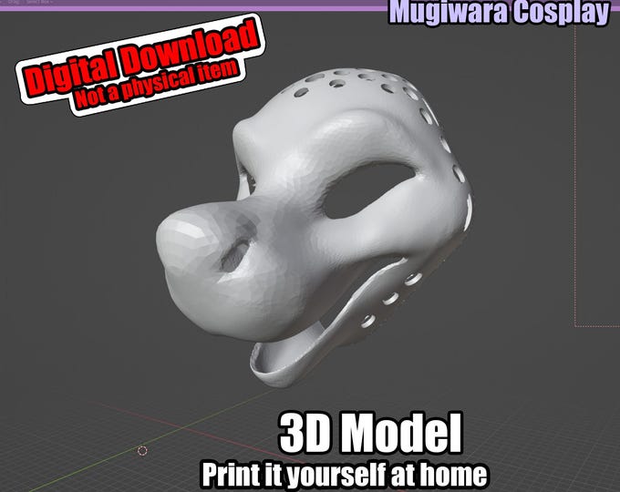 Screech Fursuit Base Downloadable STL - Etsy Canada