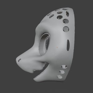 Novabeast 3d-model STL Fursuit Head Base for 3d-printing - Etsy