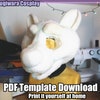 DIGITAL Digitigrade Fursuit Feet Paws Pattern for Fursuits - PDF ...