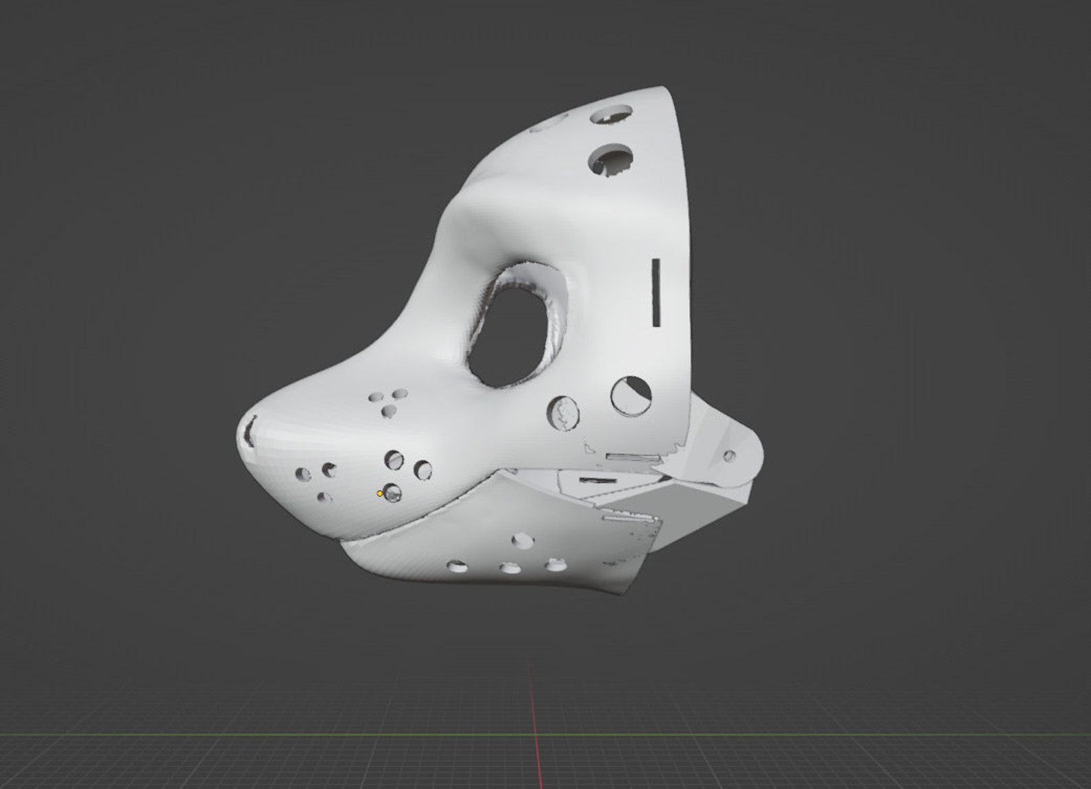Shark 3d-model STL Fursuit Head Base for 3d-printing - Etsy UK