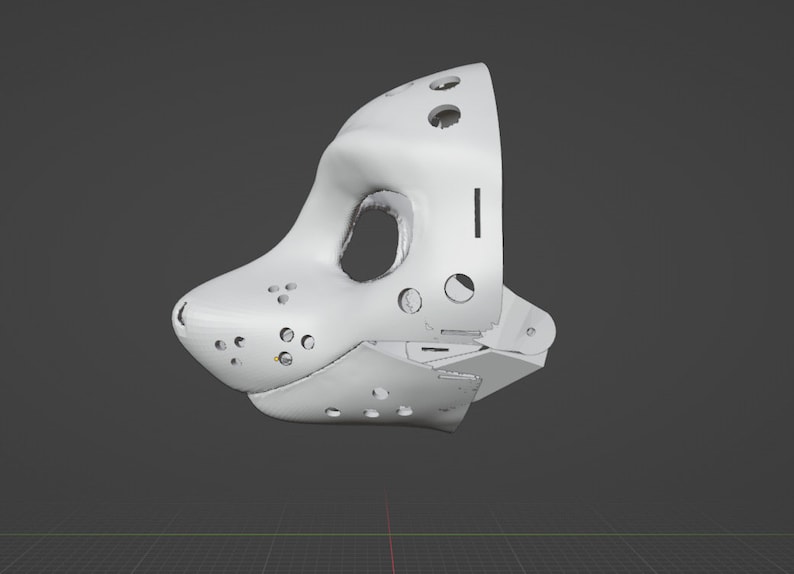 Shark 3d-model STL Fursuit Head Base for 3d-printing - Etsy Australia