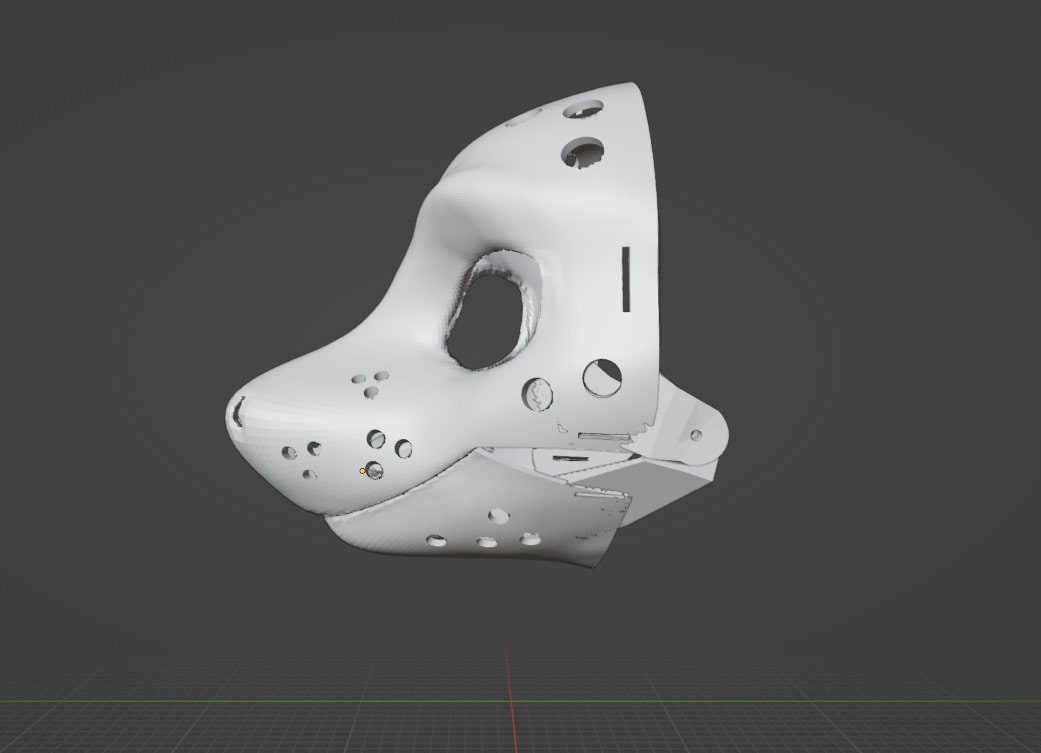 Shark 3d-model STL Fursuit Head Base for 3d-printing - Etsy UK
