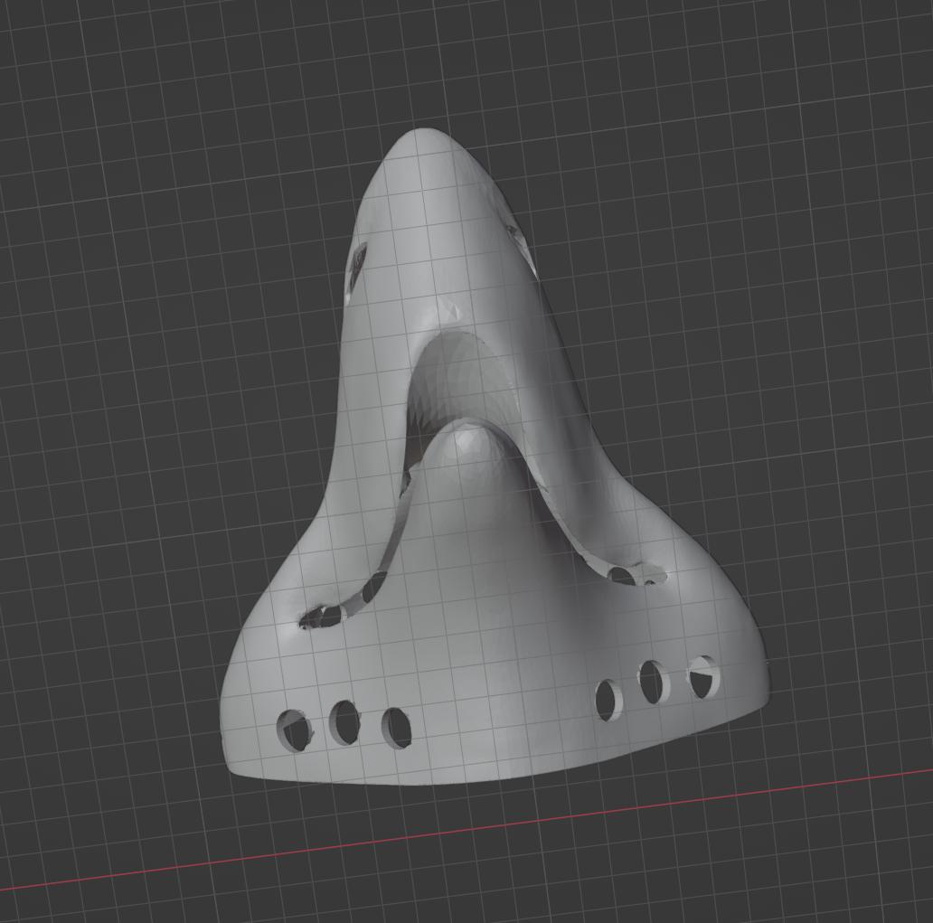 Sergal 3d-model STL Fursuit Head Base for 3d-printing | for Pla/petg ...