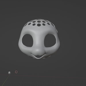 Kemono 3d-model STL Fursuit Head Base for 3d-printing - Etsy