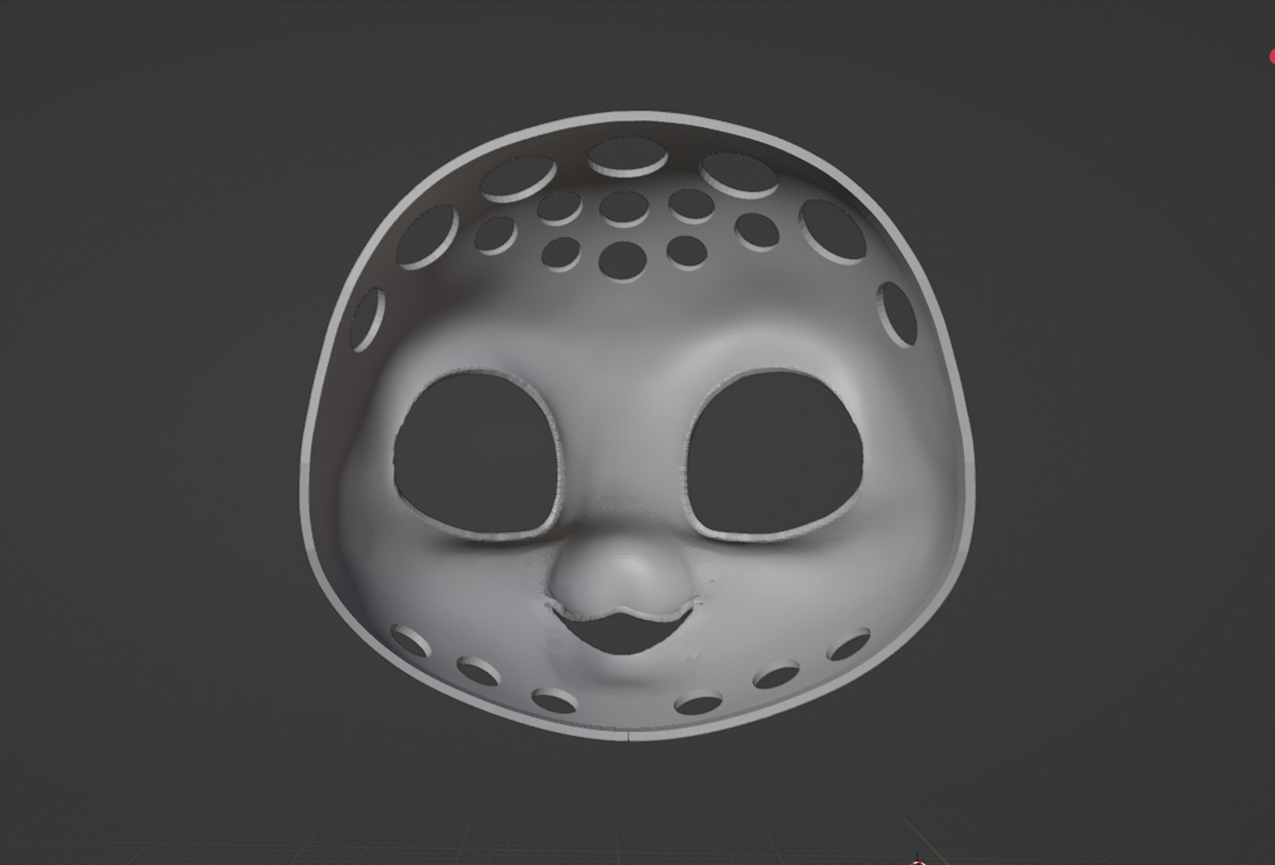 Kemono 3d-model STL Fursuit Head Base for 3d-printing | for Pla/petg ...