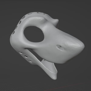 Novabeast 3d-model STL Fursuit Head Base for 3d-printing - Etsy Australia