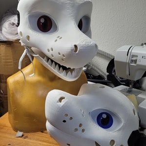 Shark 3d-model STL Fursuit Head Base for 3d-printing - Etsy