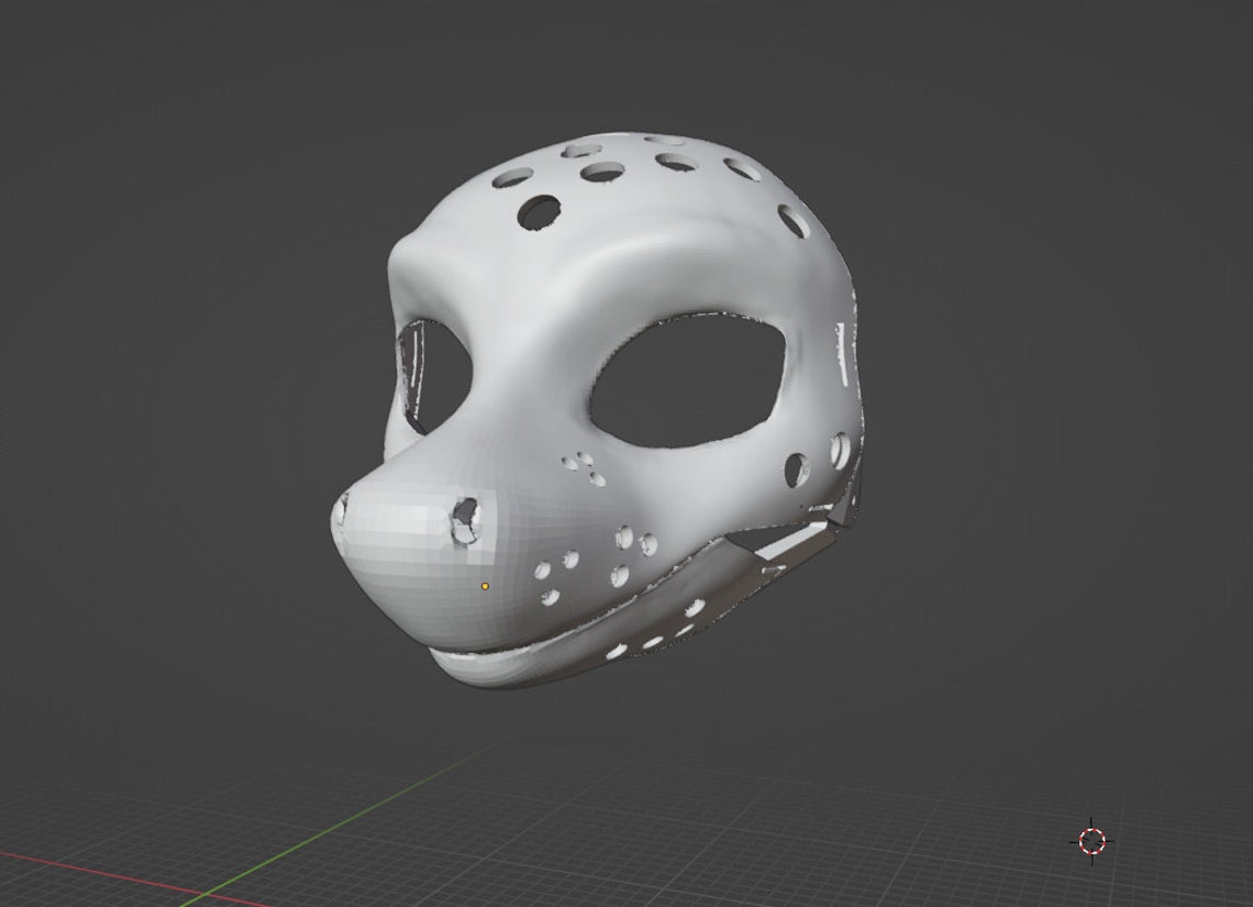 Shark 3d-model STL Fursuit Head Base for 3d-printing - Etsy UK
