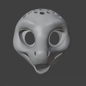 Novabeast 3d-model STL Fursuit Head Base for 3d-printing - Etsy