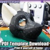 DIGITAL Foam Crow Skull Base for Fursuits - PDF Download - Etsy