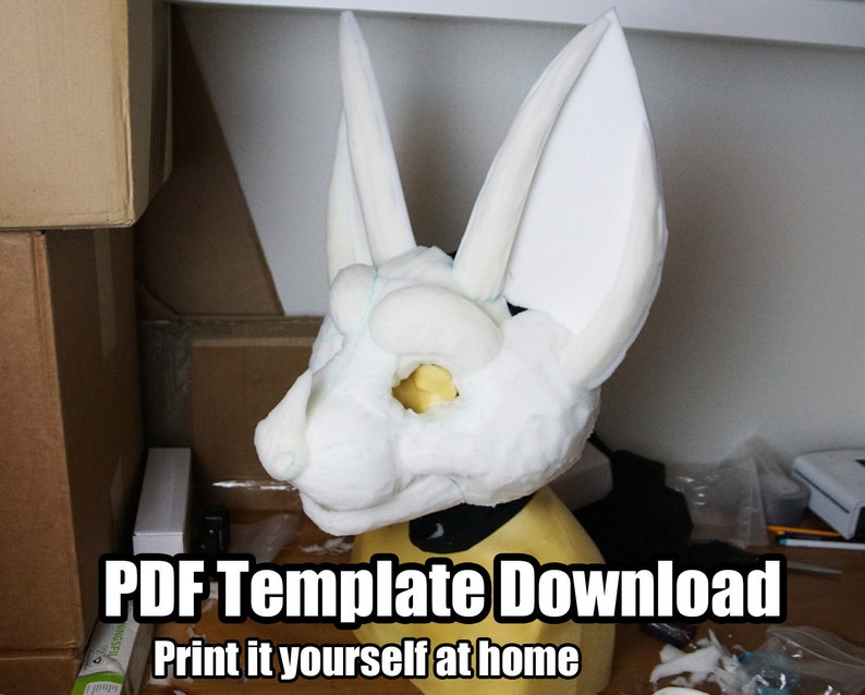 DIGITAL Bat Foam Base Pattern/template for Fursuits - PDF Download - Etsy