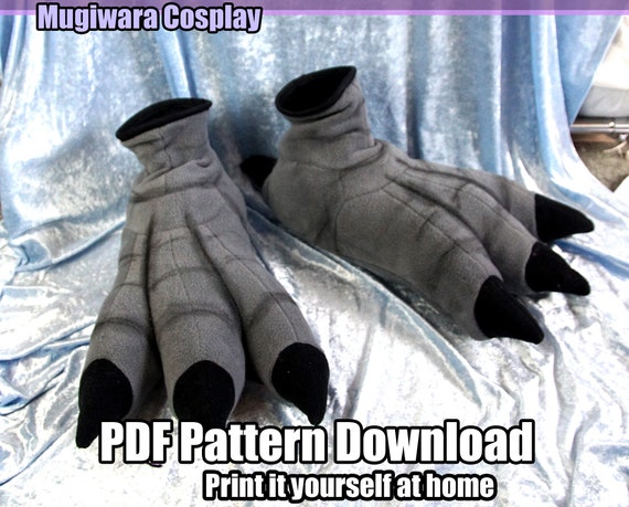 DIGITAL Bird Sock Paws Pattern for Fursuits PDF Download | Etsy