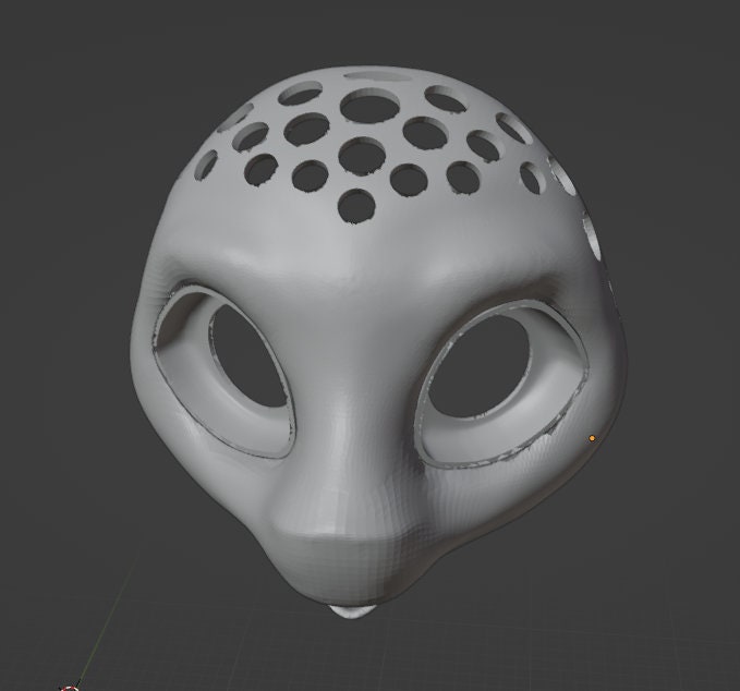 Avali 3d-model STL Fursuit Head Base for 3d-printing | for Pla/petg ...