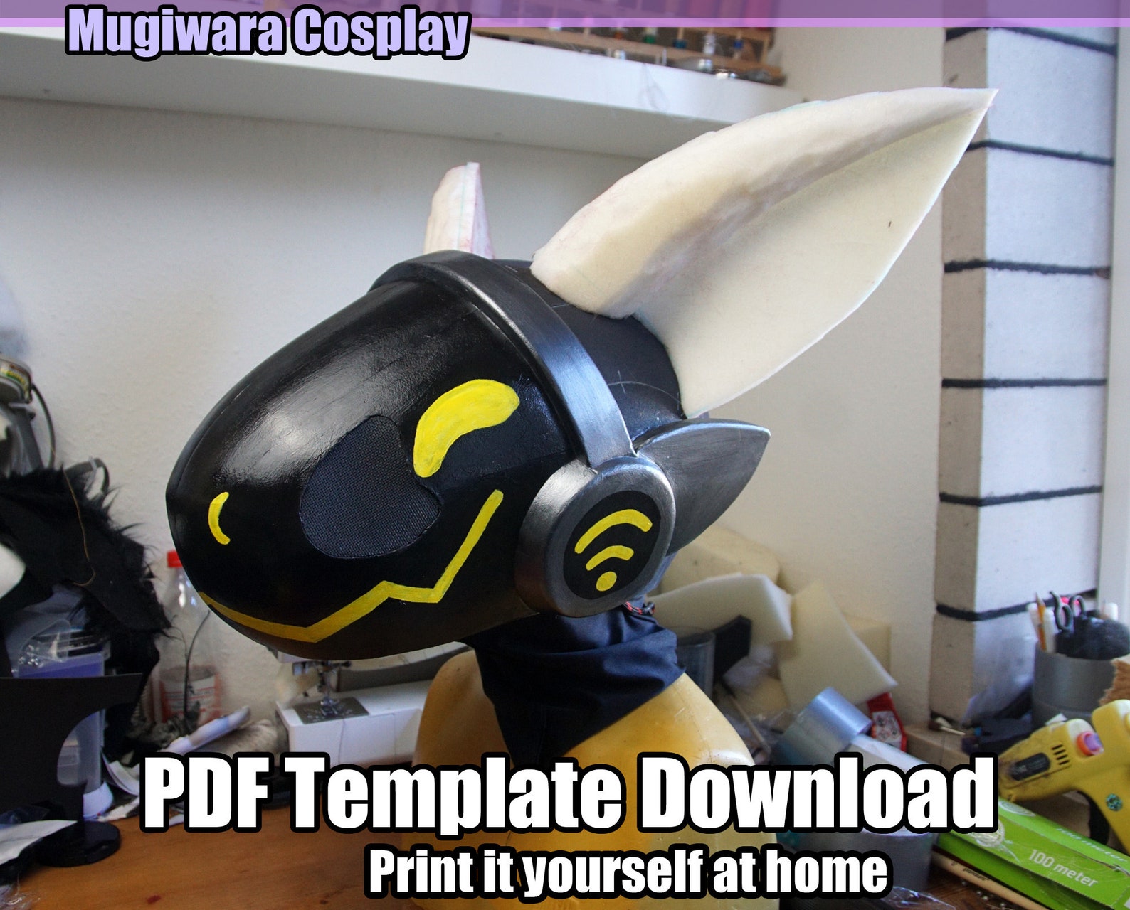 DIGITAL Protogen Head Base Template for Fursuits PDF - Etsy