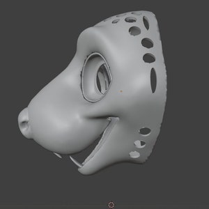 Rat 3d-model STL Fursuit Head Base for 3d-printing - Etsy