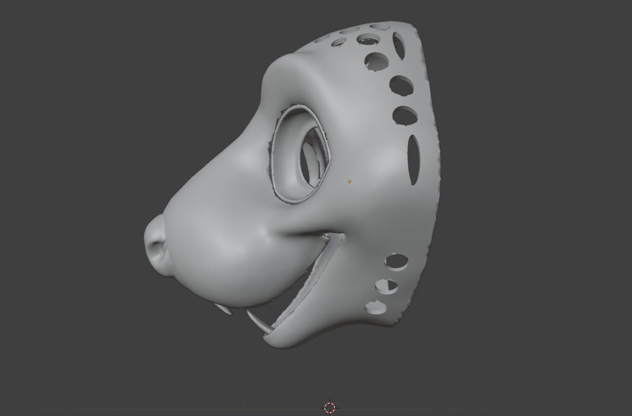 Rat 3d-model STL Fursuit Head Base for 3d-printing - Etsy