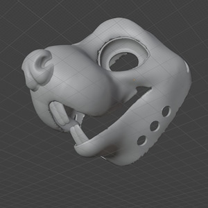 Rat 3d-model STL Fursuit Head Base for 3d-printing - Etsy