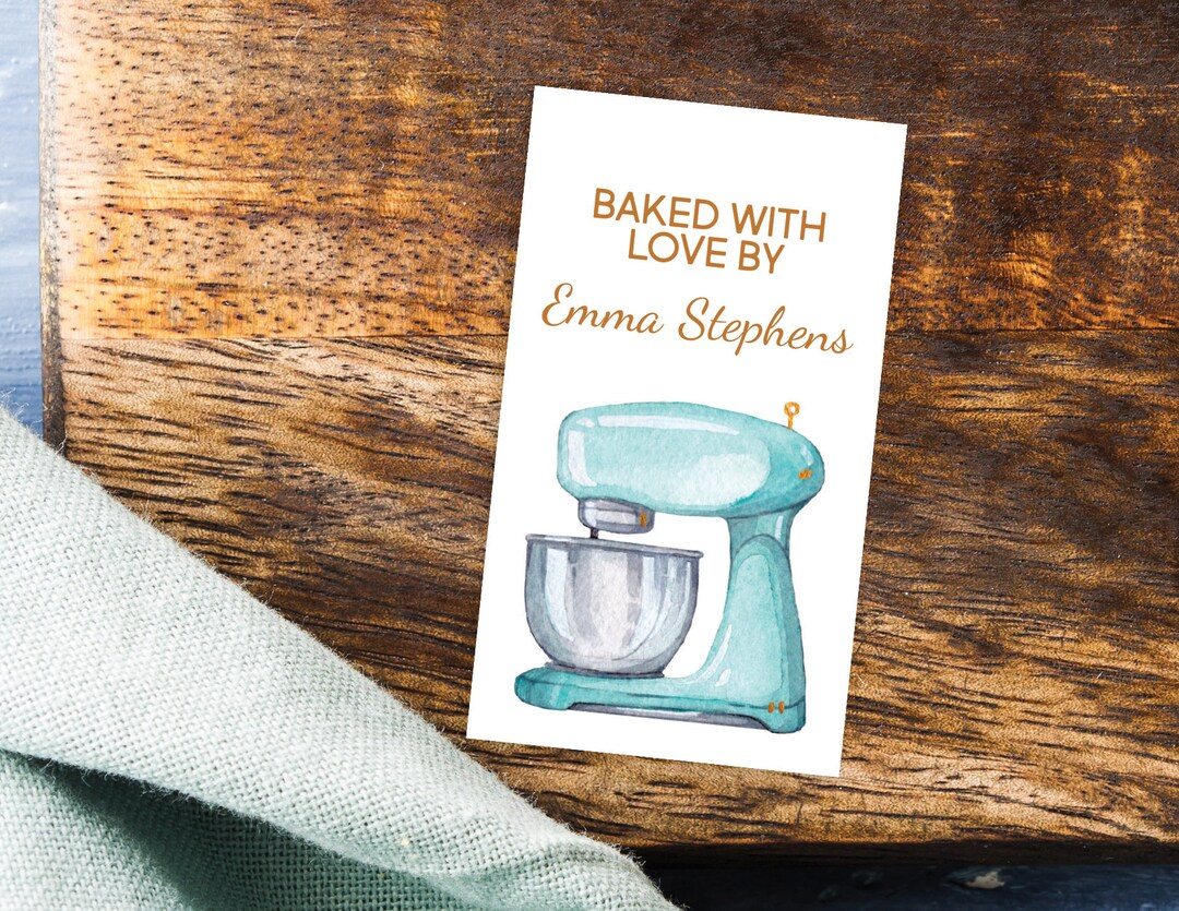 Kitchen Mixer "from the Kitchen Of" Rectangular Stickers 2" X 3.5" - Etsy