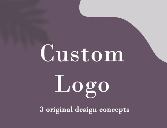 Custom Logo Design Simple Logo Design Unique Logo Design - Etsy