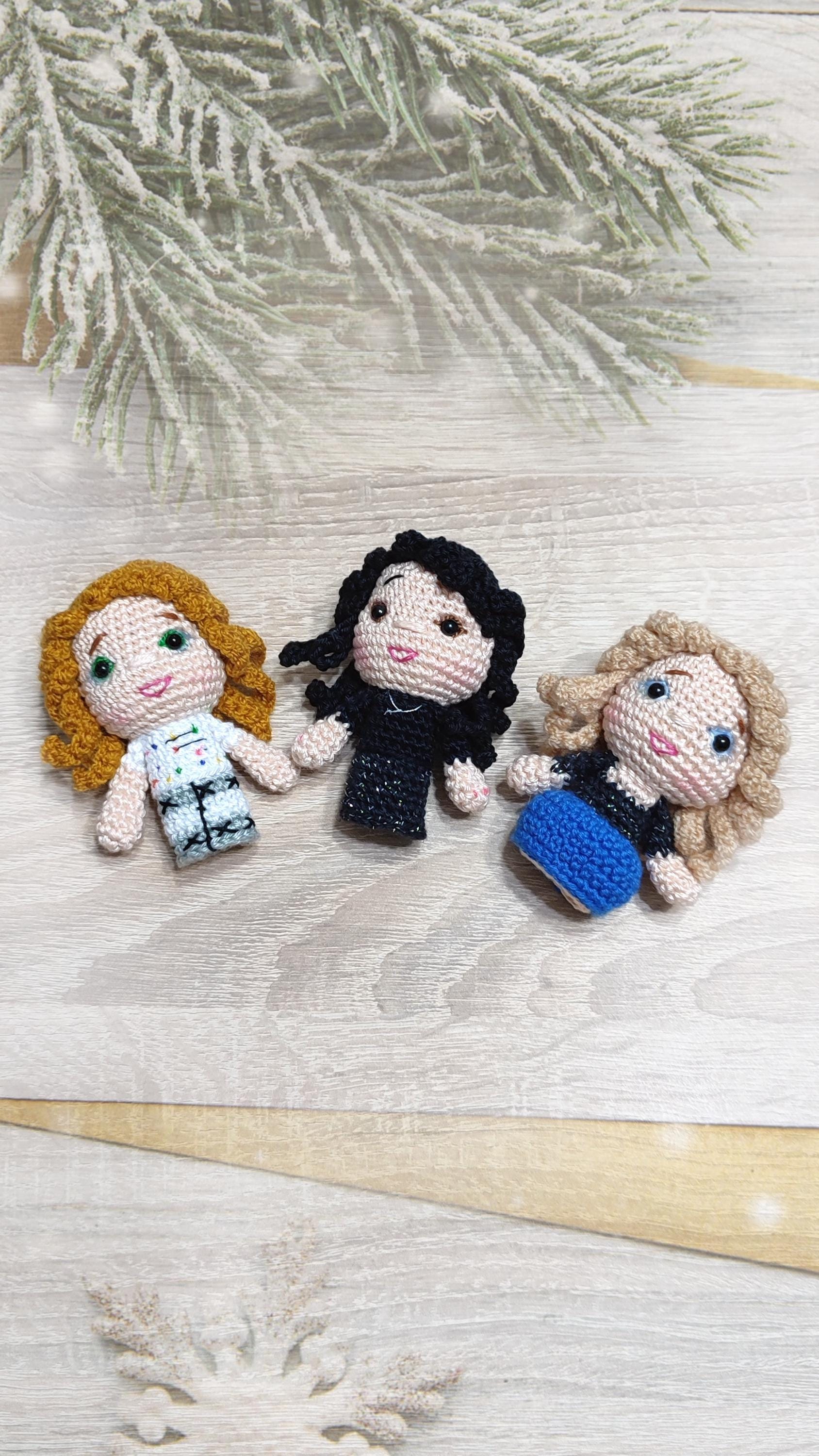 Personalized Family Finger Puppets: Custom Crochet Educational Toys - Etsy