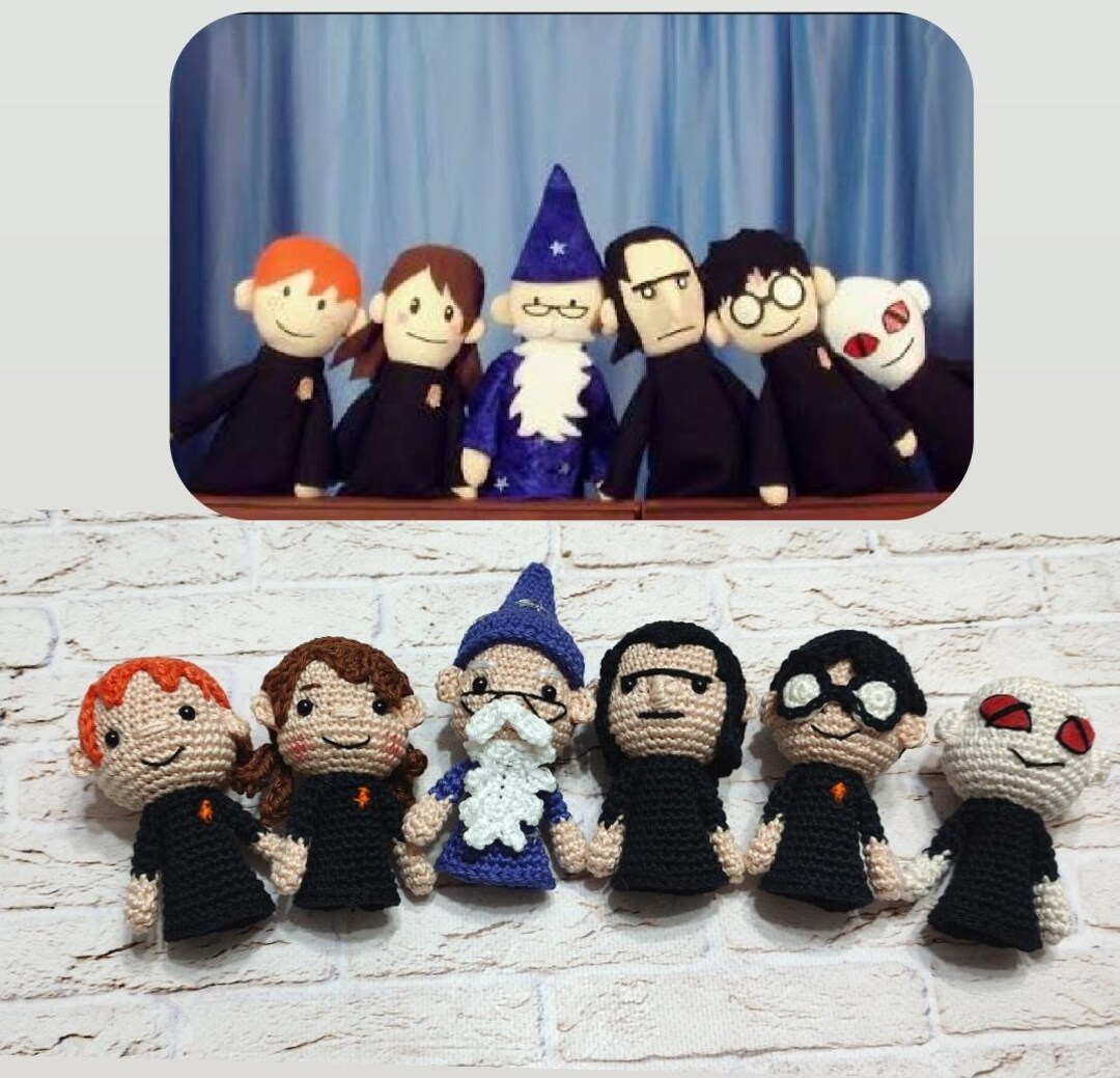 Personalized Family Finger Puppets: Custom Crochet Educational Toys - Etsy